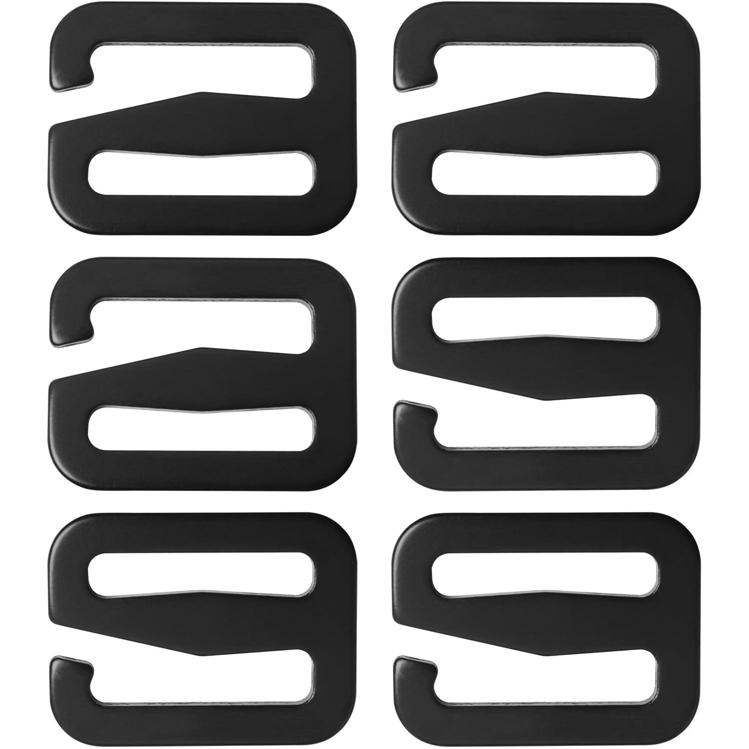 Amazon.com: LUORNG 6PCS G String Buckle Aluminium Alloy 20mm ID ...