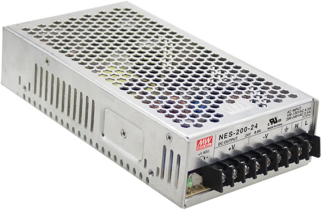 Amazon.com: Mean Well Original NES-200-12 Single Output Switching Power Supply 12V 17A 204W ...