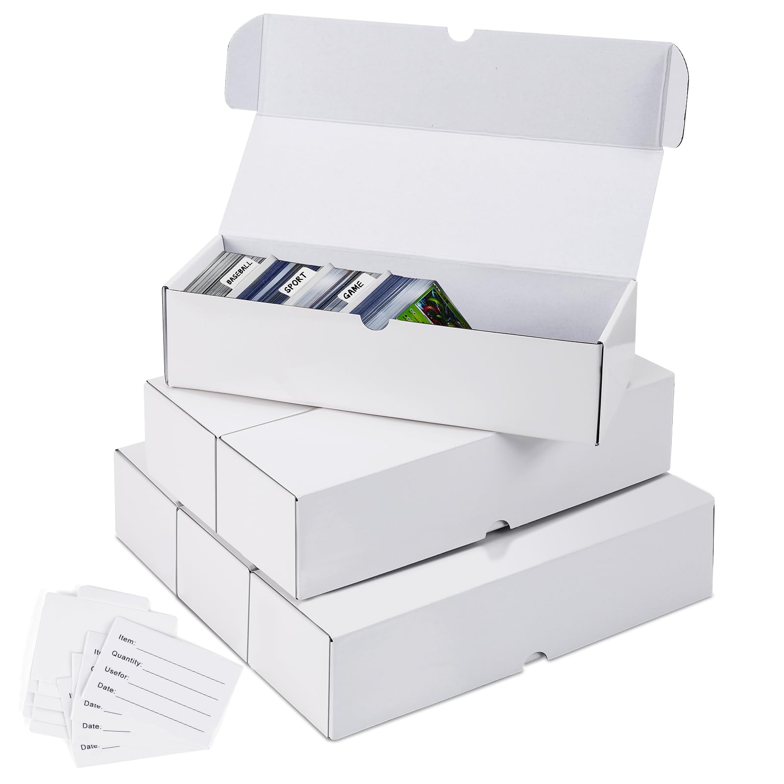 Snapklik.com : NEOACT Trading Card Storage Box,6 Pack 590 Count ...