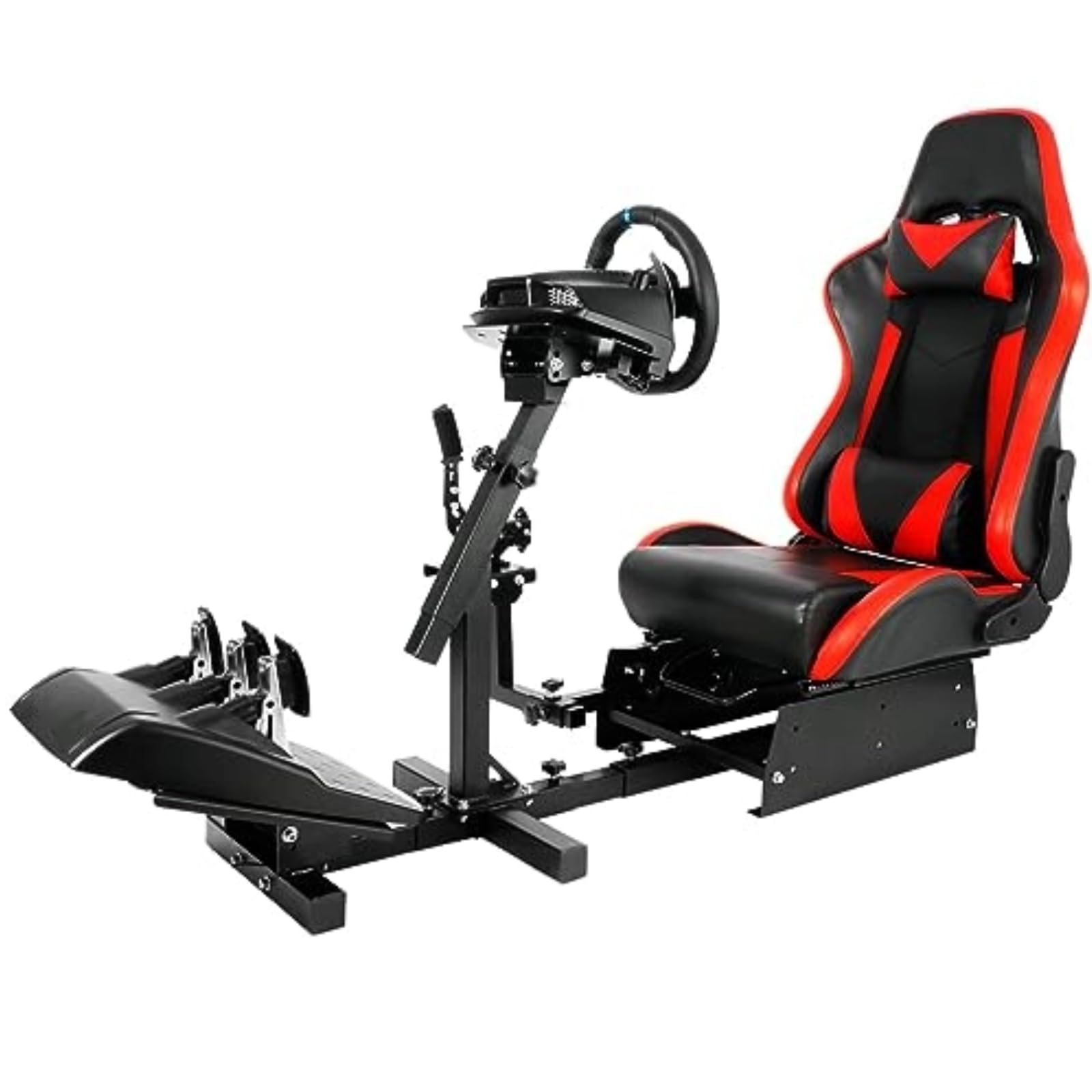 Buy Hottoby Sim Racing Stand Adjustable with Seat&Operating Platform on ...