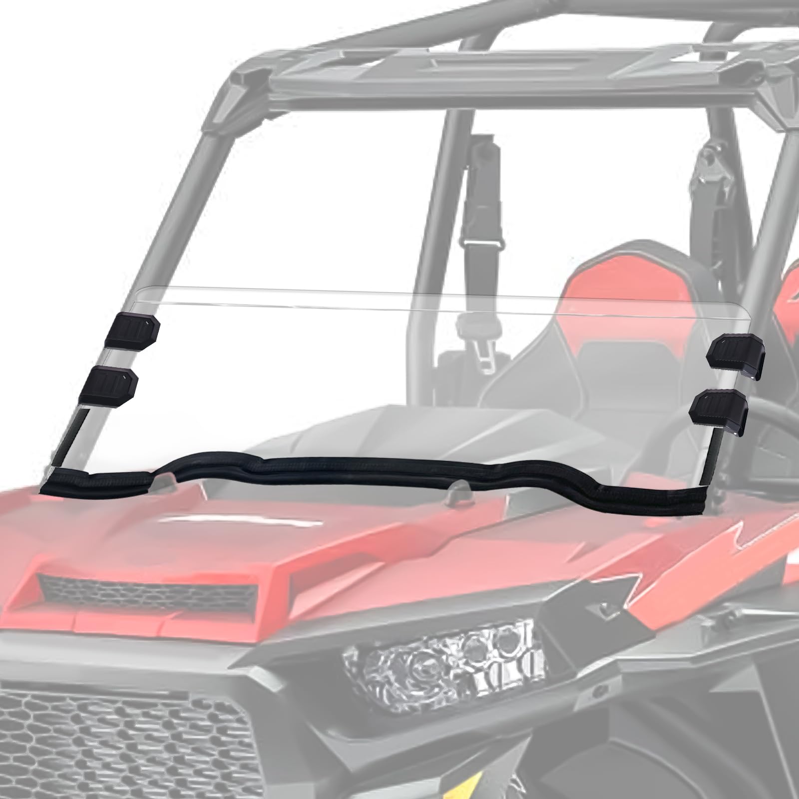 StarknightMT RZR XP 1000 Windshield, Scratch-Resistant RZR Half ...