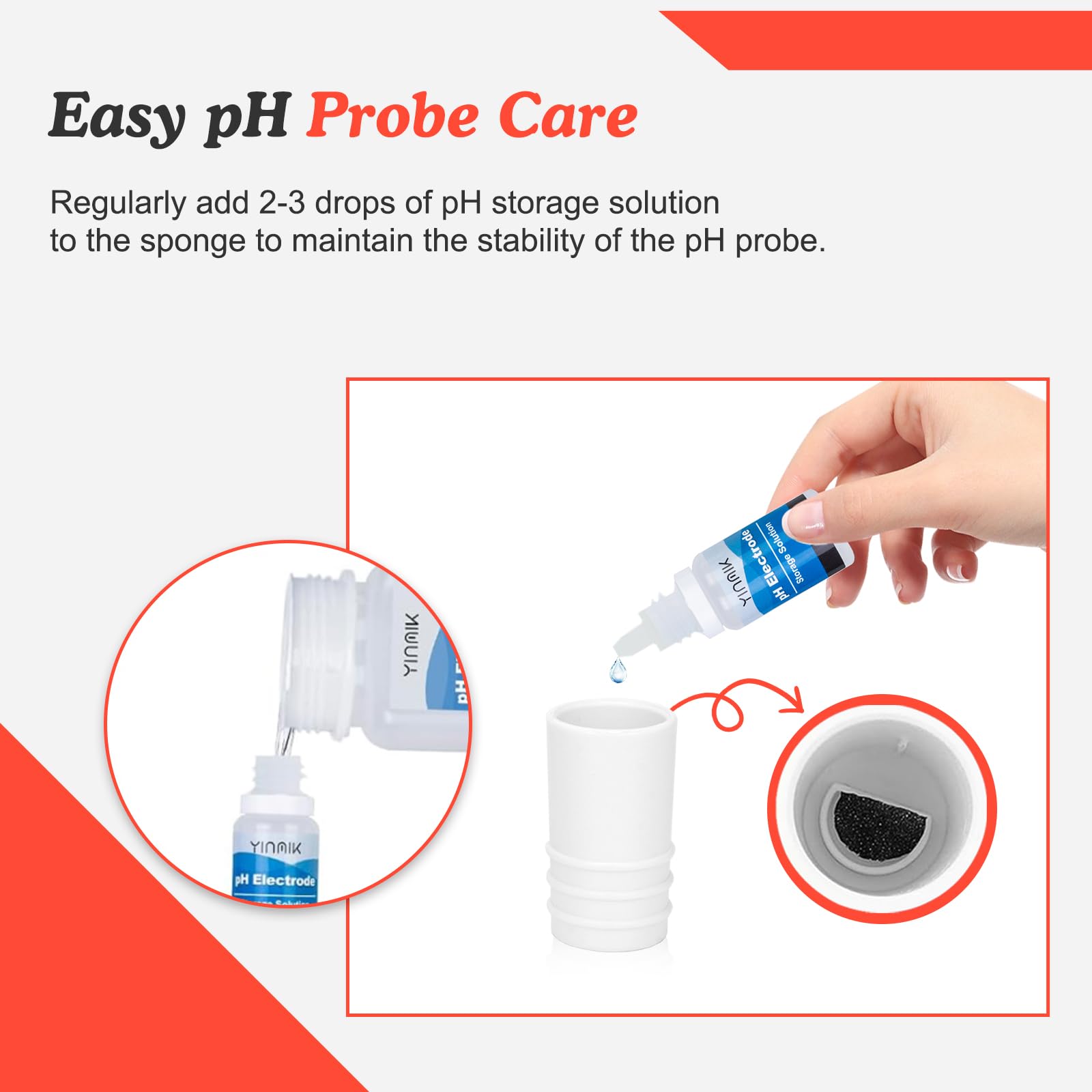 Snapklik.com : pH Storage Solution 3M KCL Storage Solution pH Buffer ...