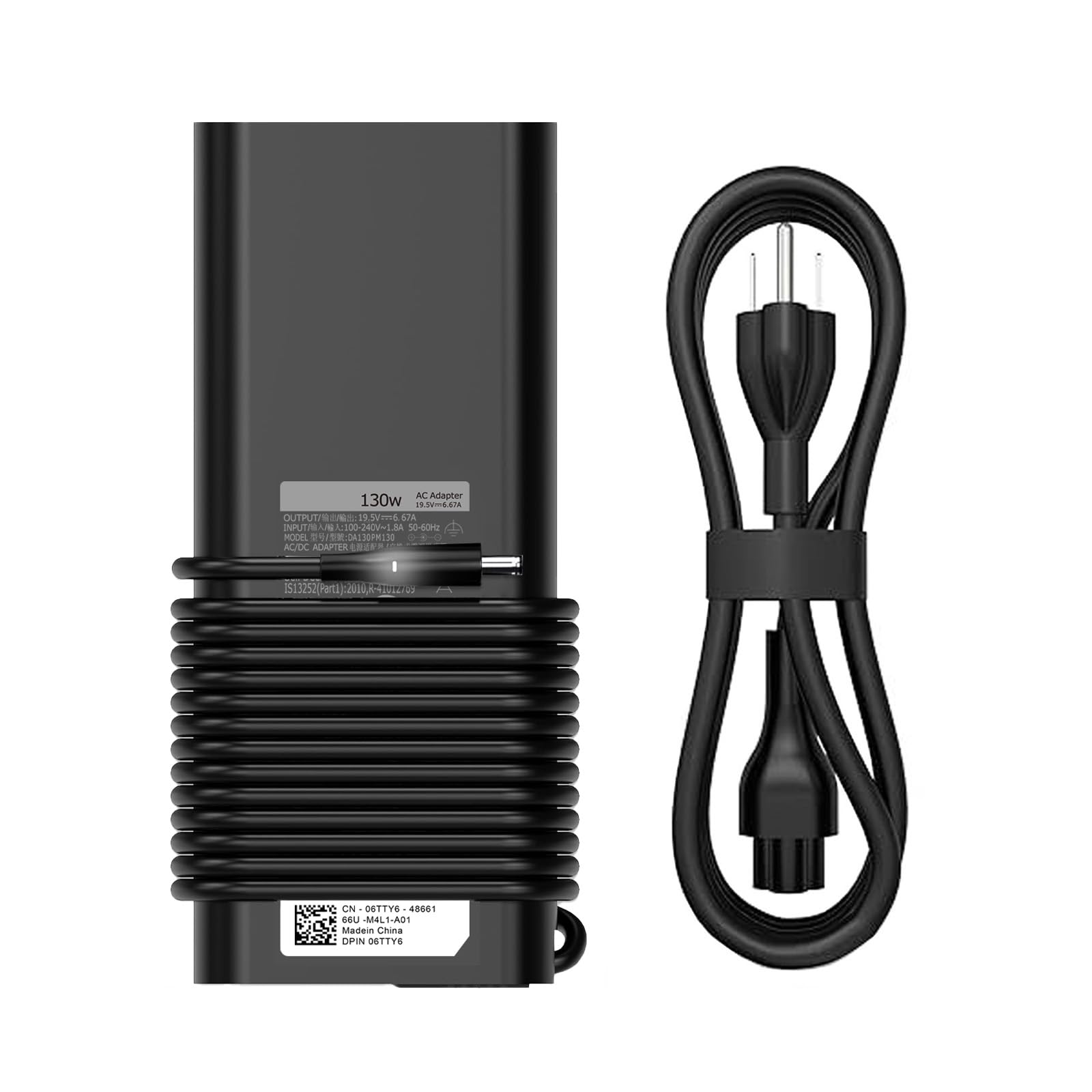 Amazon.com: 130W 4.5mm Round Tip Laptop Charger for Dell XPS 15 9530 ...