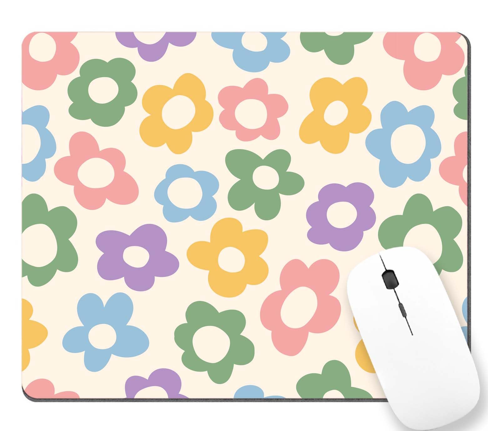 Amazon.com: TSSOHU Mouse Pad Custom Design,Colorful Vintage Groovy ...