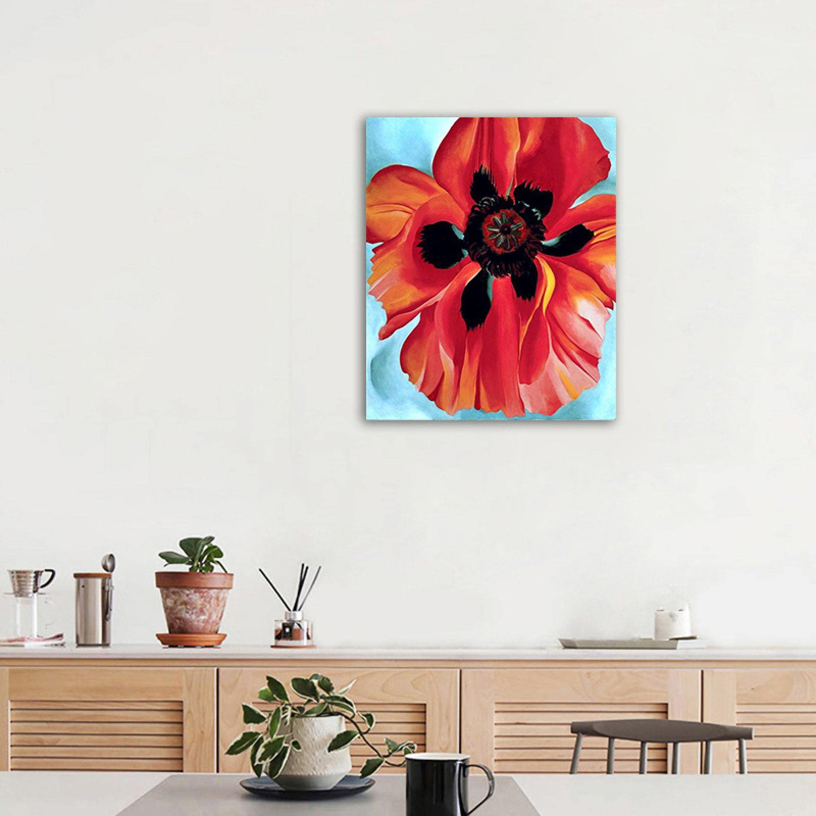 Famous Red Flower Painting