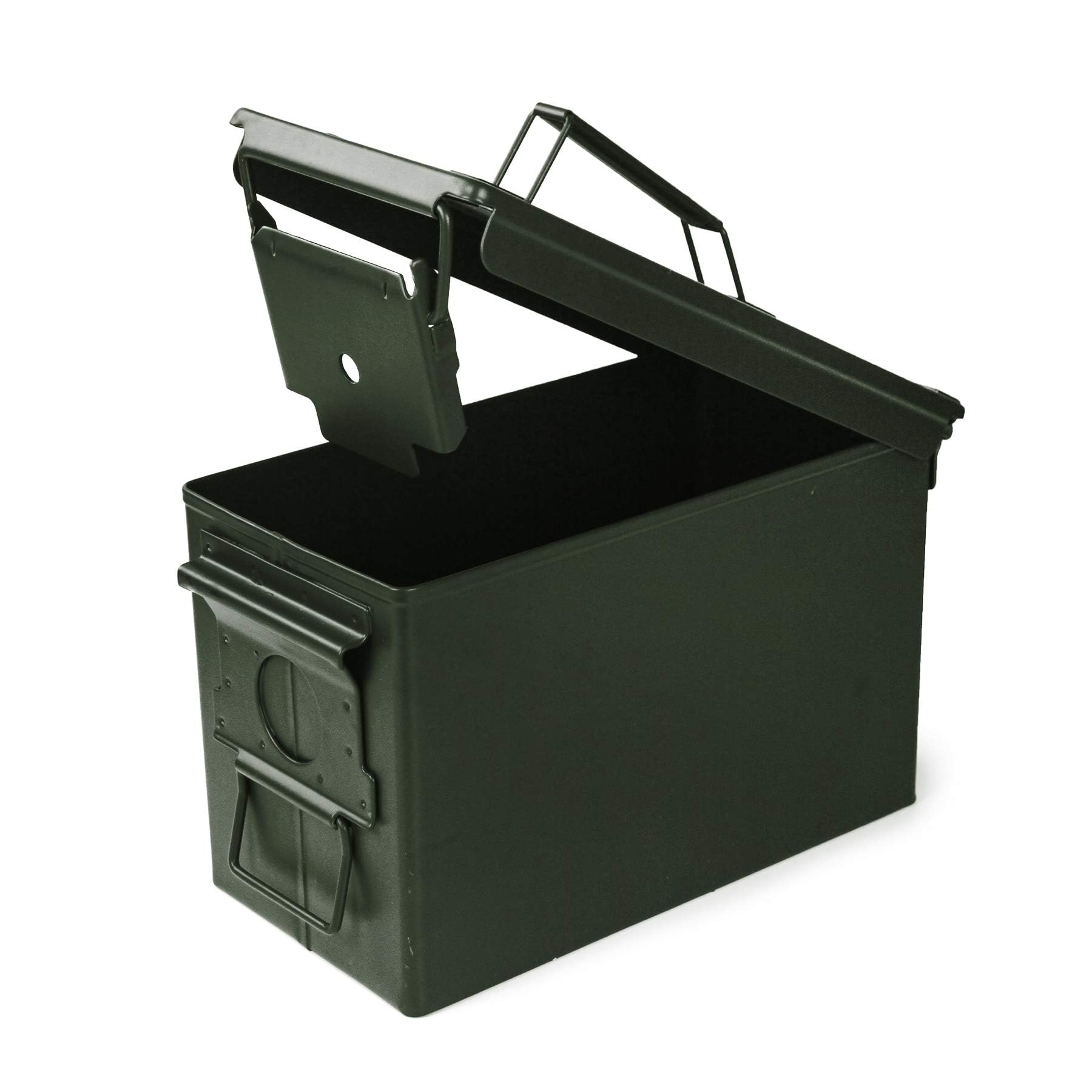 VicBre Ammo Can Metal 50 Cal Ammo Box for Storage, Lockable Military ...