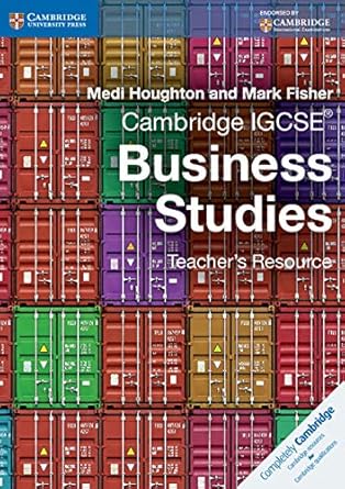 Cambridge IGCSE® Business Studies Teacher's Resource CD-ROM (Cambridge ...