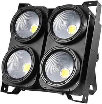Amazon.co.jp: LED DJ Par Light 4x100W COB Spectator Light 4 Eye COB ...