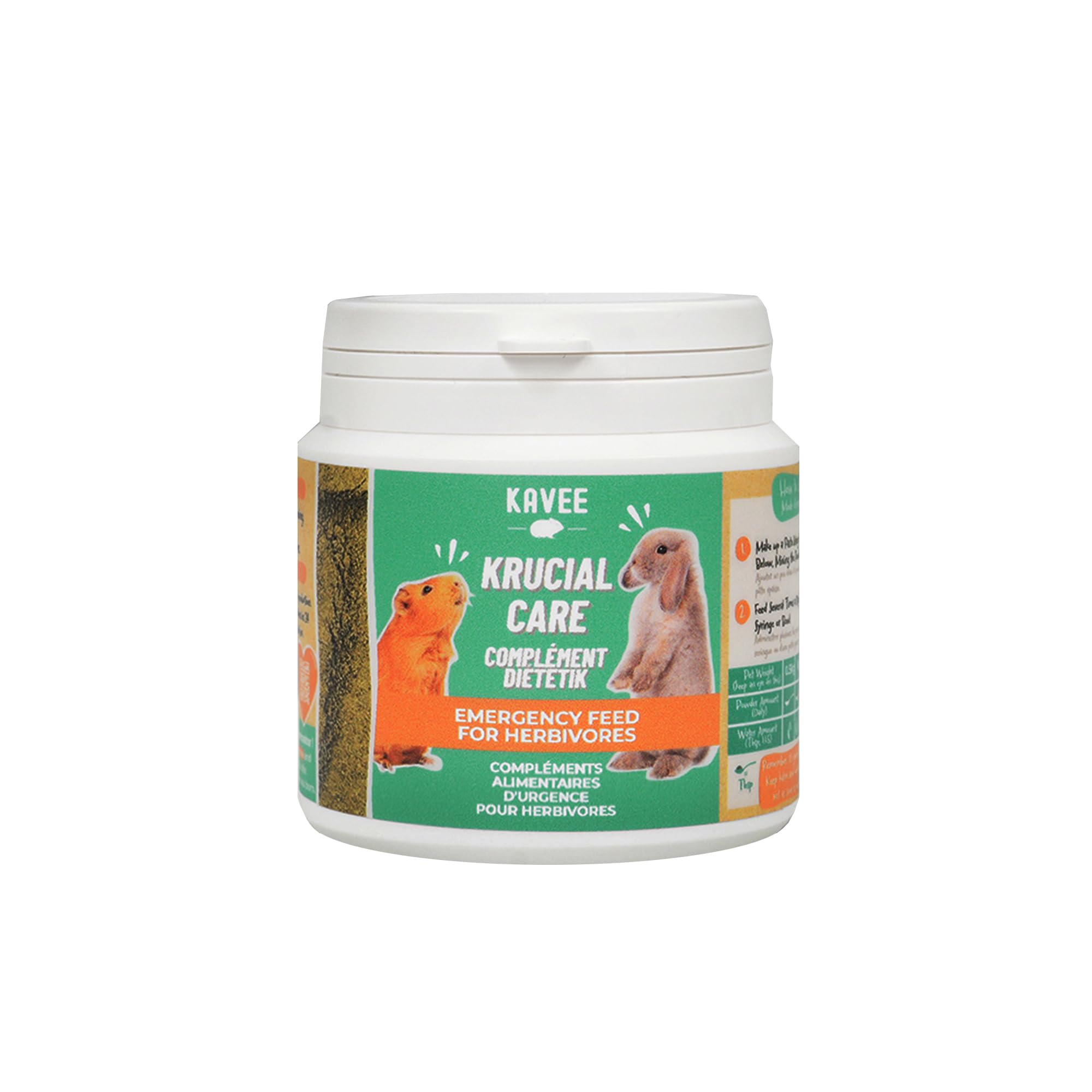 Kavee Krucial Care Rescue Feed for Guinea Pigs & Rabbits (400ml) | A ...