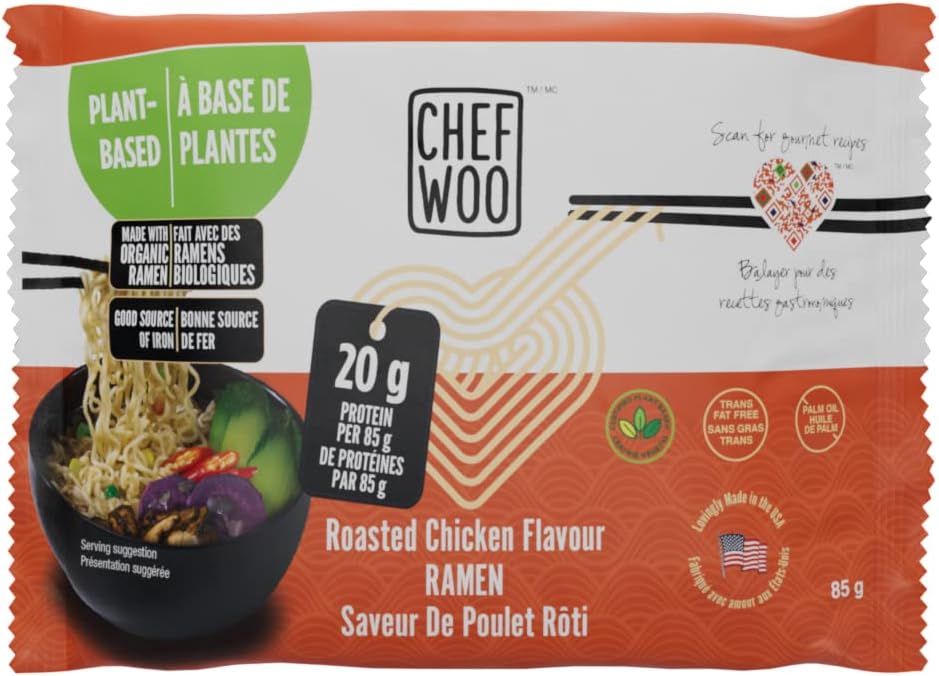 CHEF WOO ROASTED CHICKEN PILLOW FLAT PACK (PACK OF 24) | Made with ...