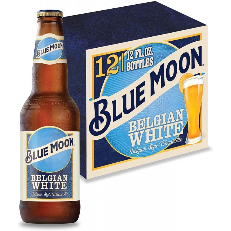 Cerveza Blue Moon Belgian White Belgian Style Wheat 355 ml 12 pack ...