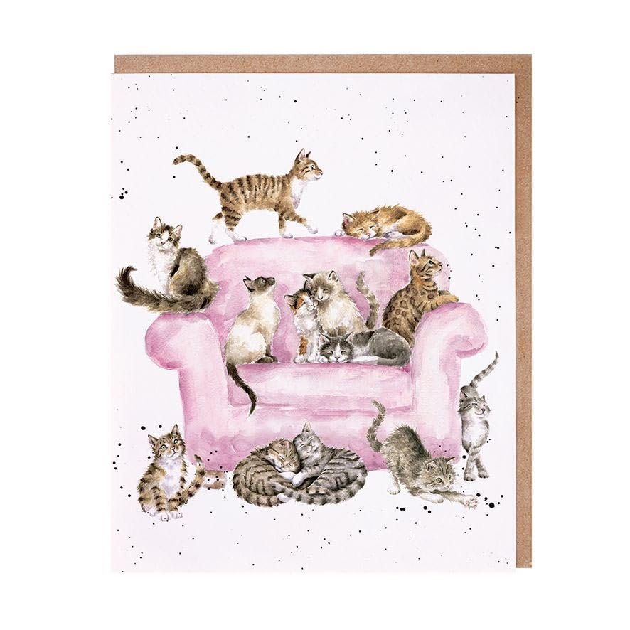 Amazon.com : Wrendale Designs Greeting Card - CATTITUDE (Cats) : Office ...