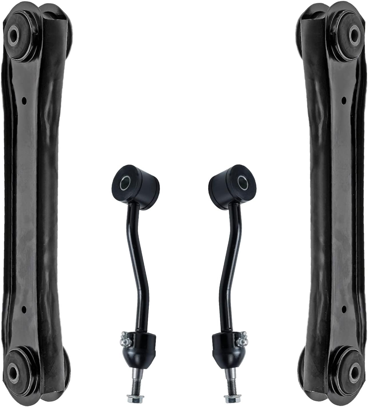Amazon.com: Detroit Axle - 4pc Front End Control Arms Kit for 97-06 Jeep TJ Wrangler, 2 Lower ...
