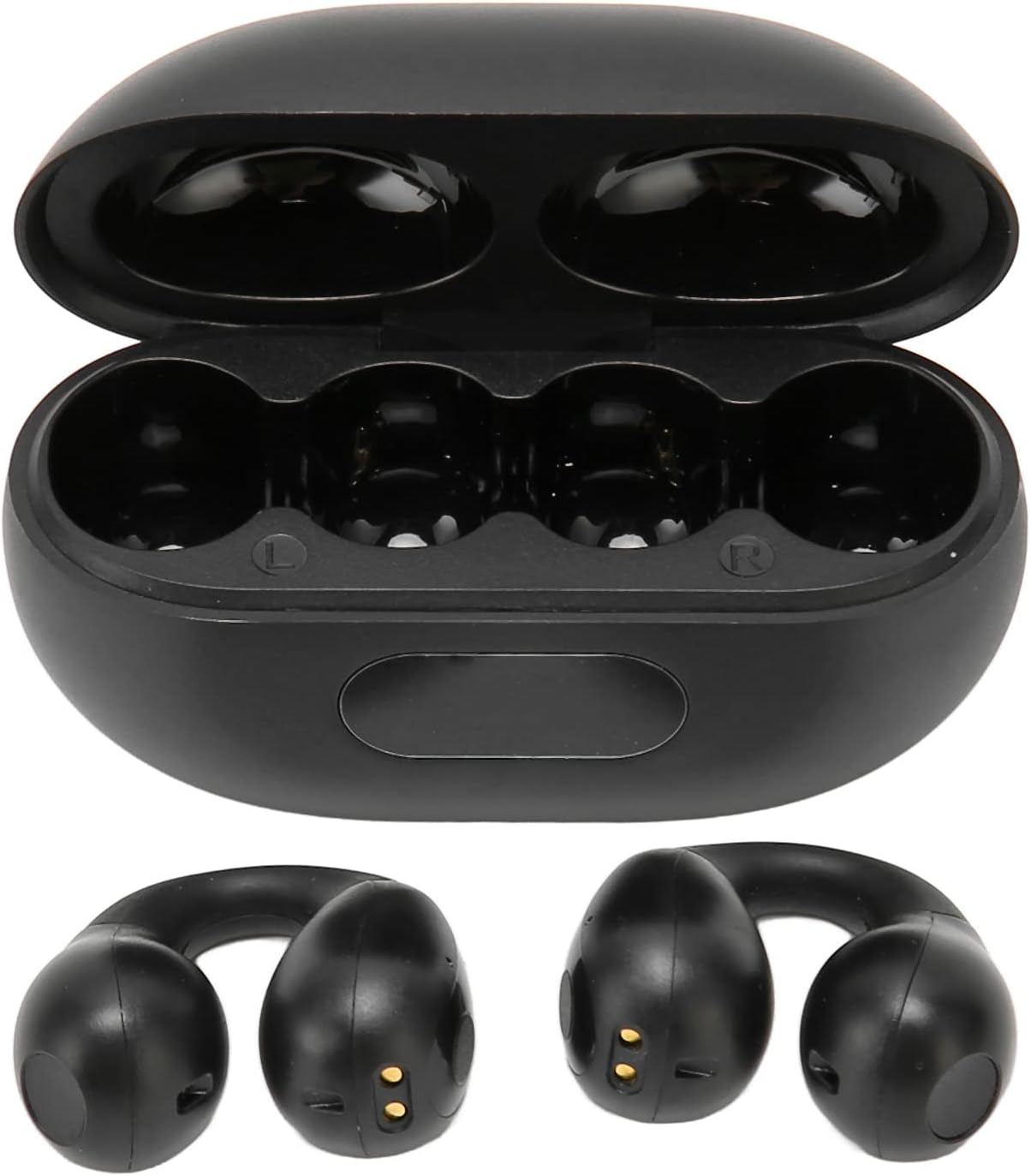 Open Ear Bone Conduction Wireless Headphones, Stereo Noise Cancelling ...