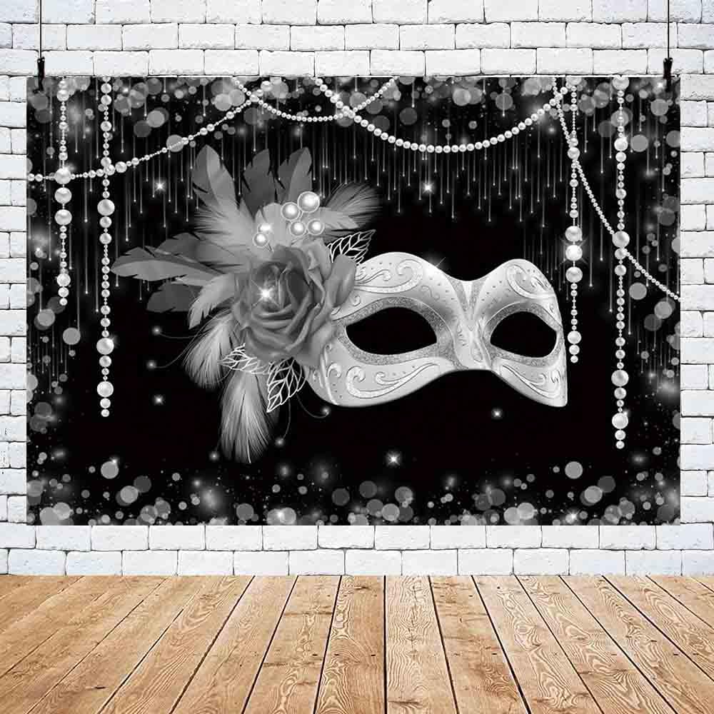 Masquerade Ball Backdrop Poster New Year Popular Eve