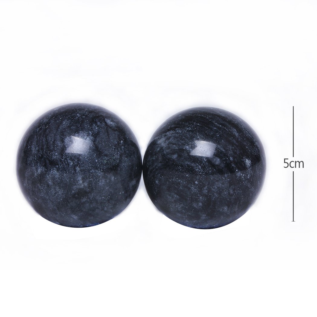 Snapklik.com : BRABUD 2 Dark Grey Marble Baoding Health Stress Exercise ...