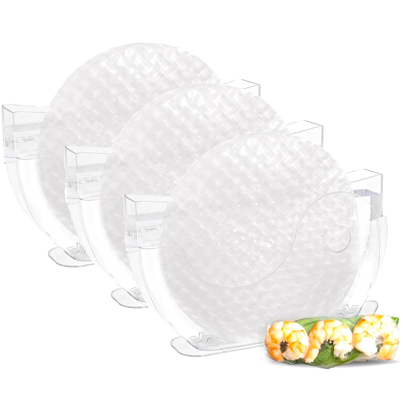 Snapklik.com : Rice Paper Water Bowl Dipper Rice Paper Holder Rice Bowl ...