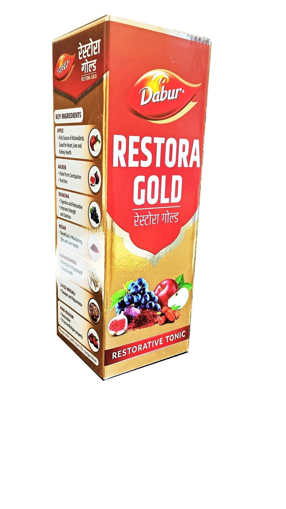 Dabur Restora Gold 450ml - Restorative Tonic with Ashwagandha , Musali ...