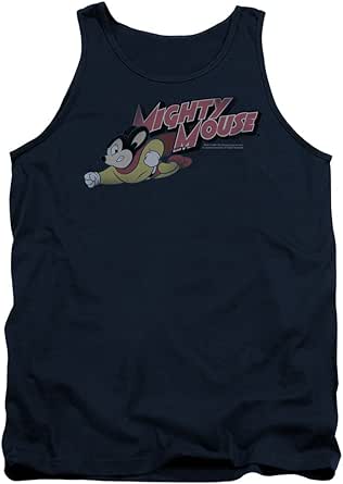 Amazon.com: Mighty Mouse Mighty Retro Unisex Adult Tank Top for Men and ...