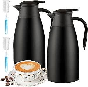 Amazon.com: 70 oz Thermal Coffee Carafe for keeping hot, Updated Airpot dispener, Insulated ...