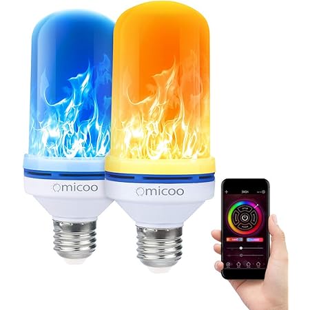 Best to Buy 3-Pack LED Flame Bulb, Rechargeable Flame Light Bulb ...