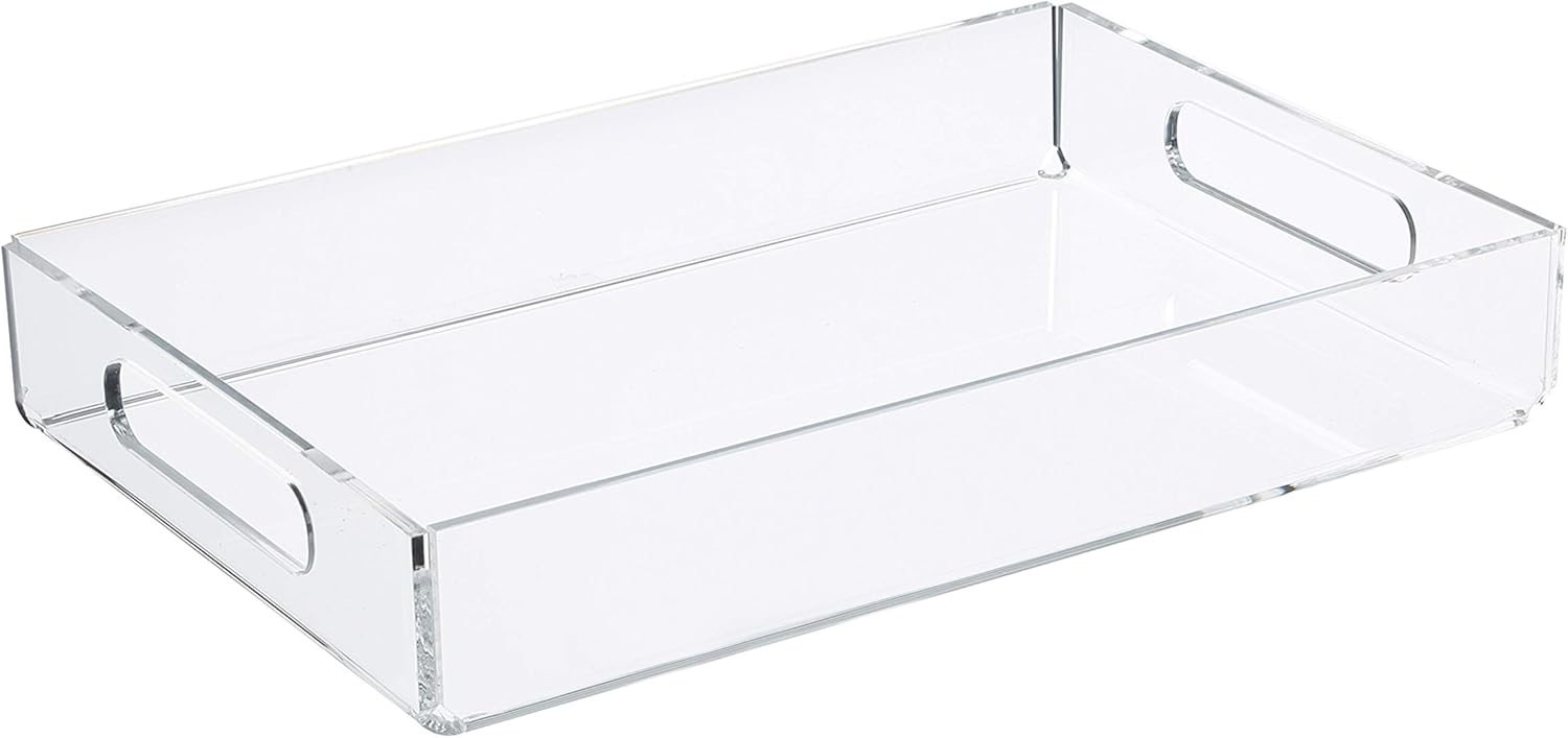 Amazon.com: NATGAI Acrylic Serving Tray 8x12 Inches Kitchen Countertop ...