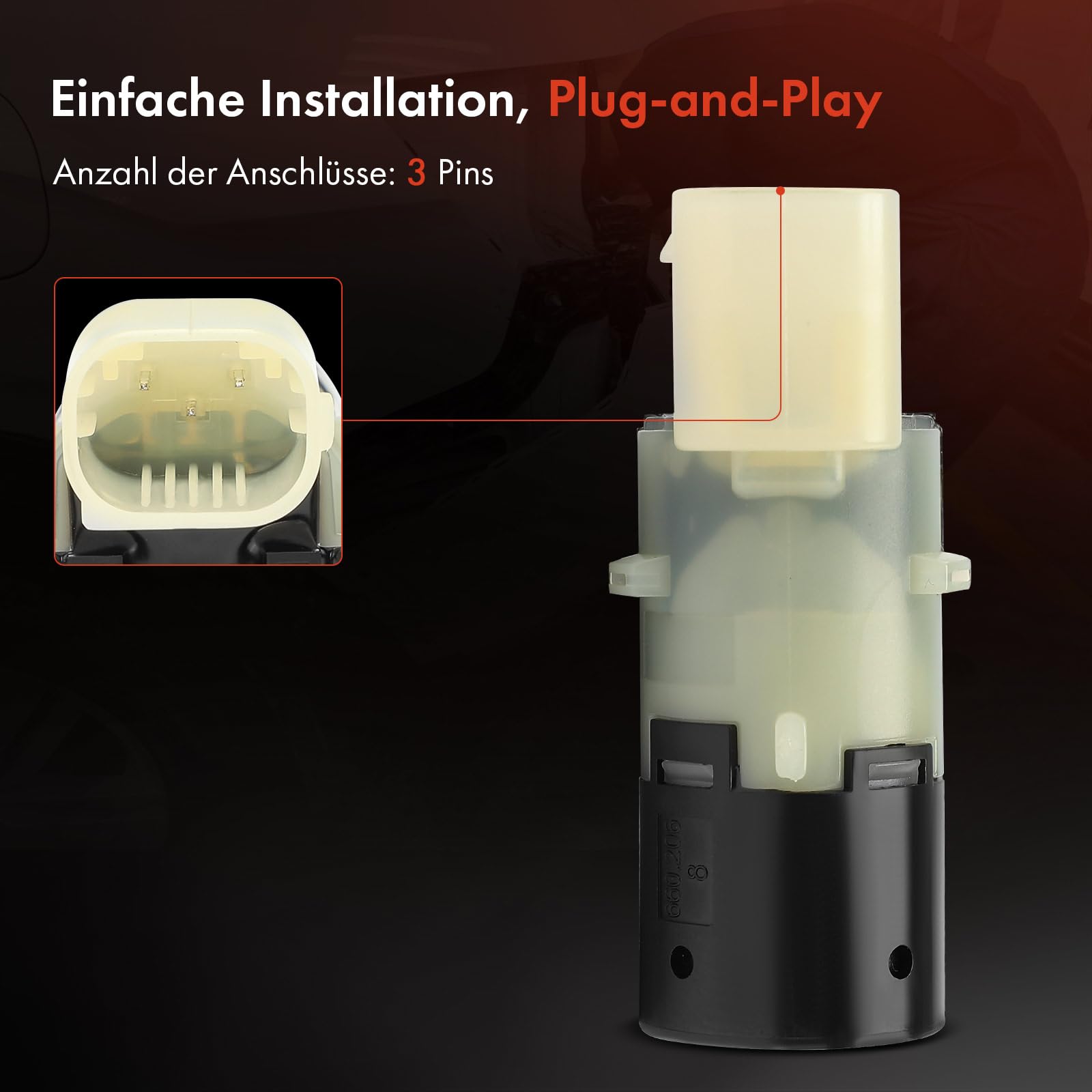 Einparkhilfe Sensor BMW 4x PDC Einparkhilfe Parksensor Für BMW 3er E46 ...