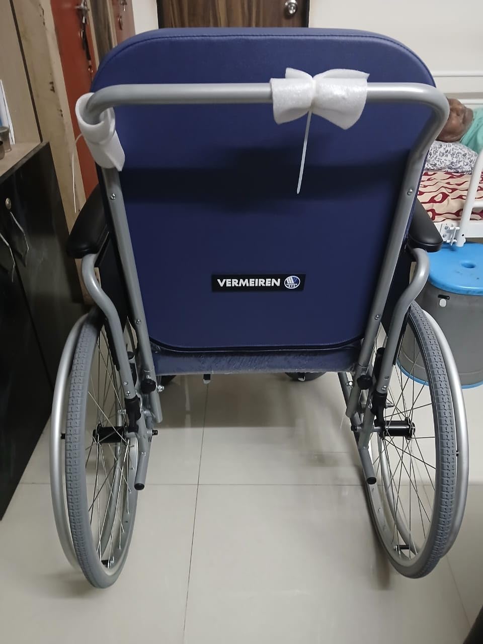 VERMEIREN 9300 Reclining Premium Wheelchair | Commode Chair with Sturdy ...
