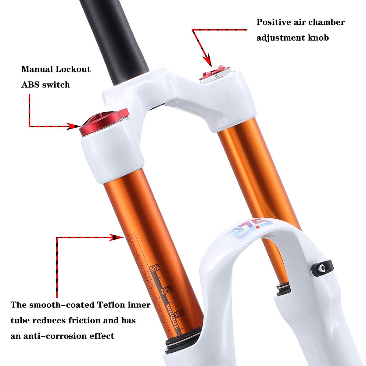 Friction Bicycle Fork