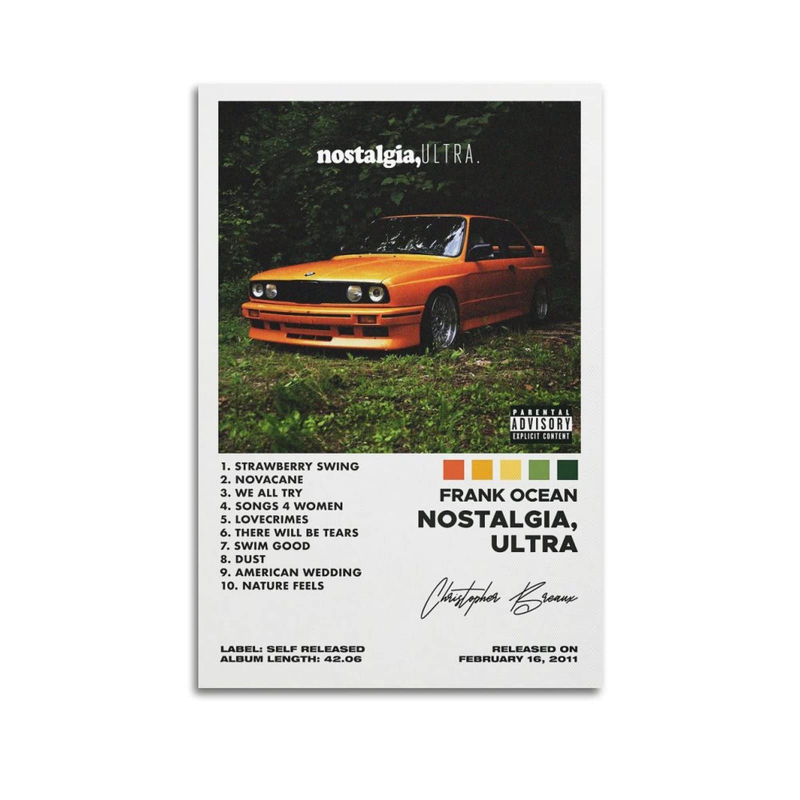Frank Ocean Nostalgia Ultra Tracklist