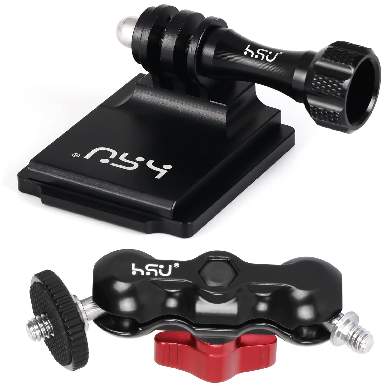 Amazon.com : HSU Aluminum NVG Helmet Mount and Magic Arm with Dual Ball ...