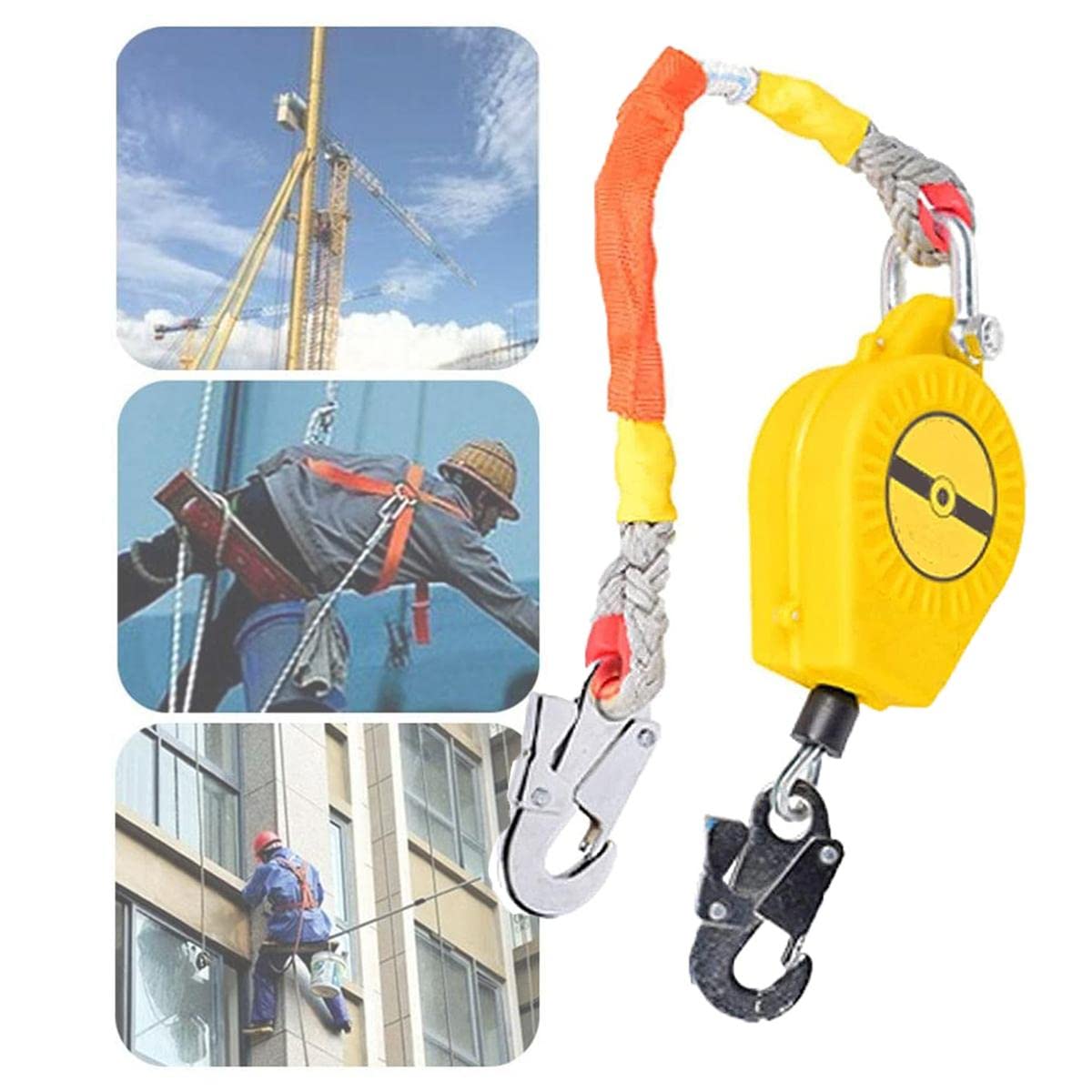 Buy Fall Arrest Block Inertia Reel Height Safety Device Double Lock ...