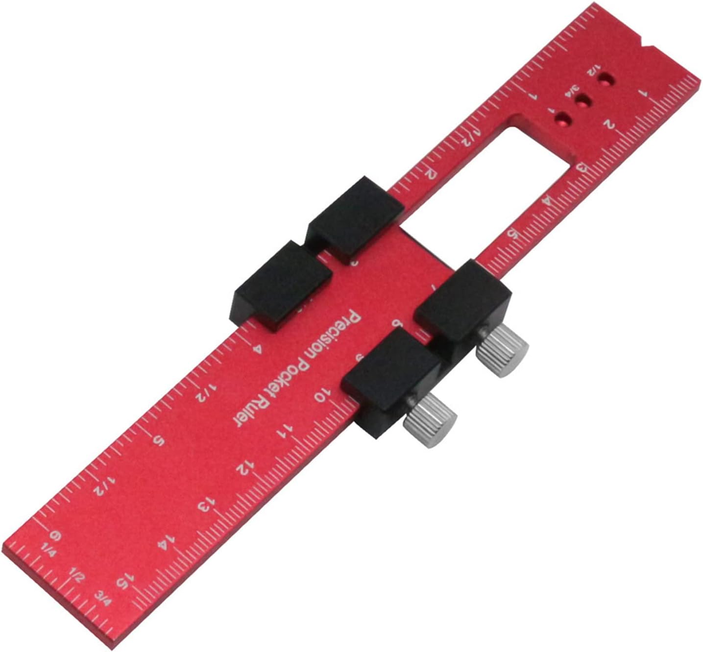 Amazon.com: QIXIAMO Woodworking Ruler Pocket Ruler Metal Slide Rule ...