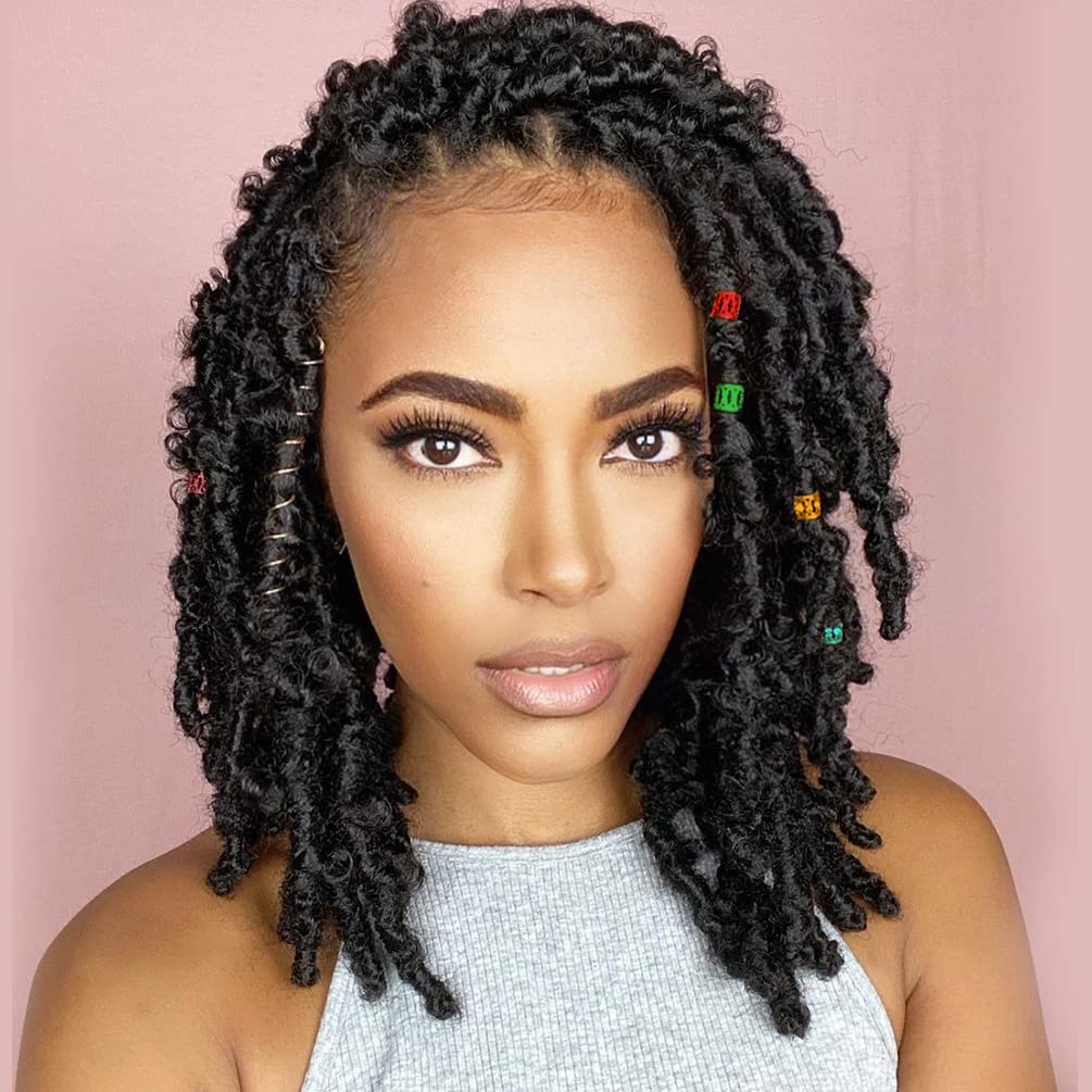 Buy 6 Packs Butterfly Locs Crochet Hair, 12 Inch Soft Faux Locs Crochet ...