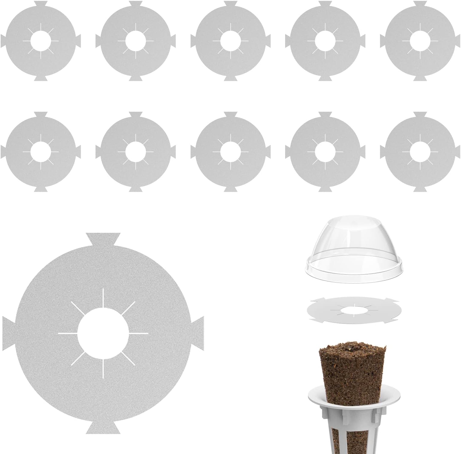 Amazon.com: 120Pcs Seed Pot Label Plant Grow Stickers Hydroponic Garden ...