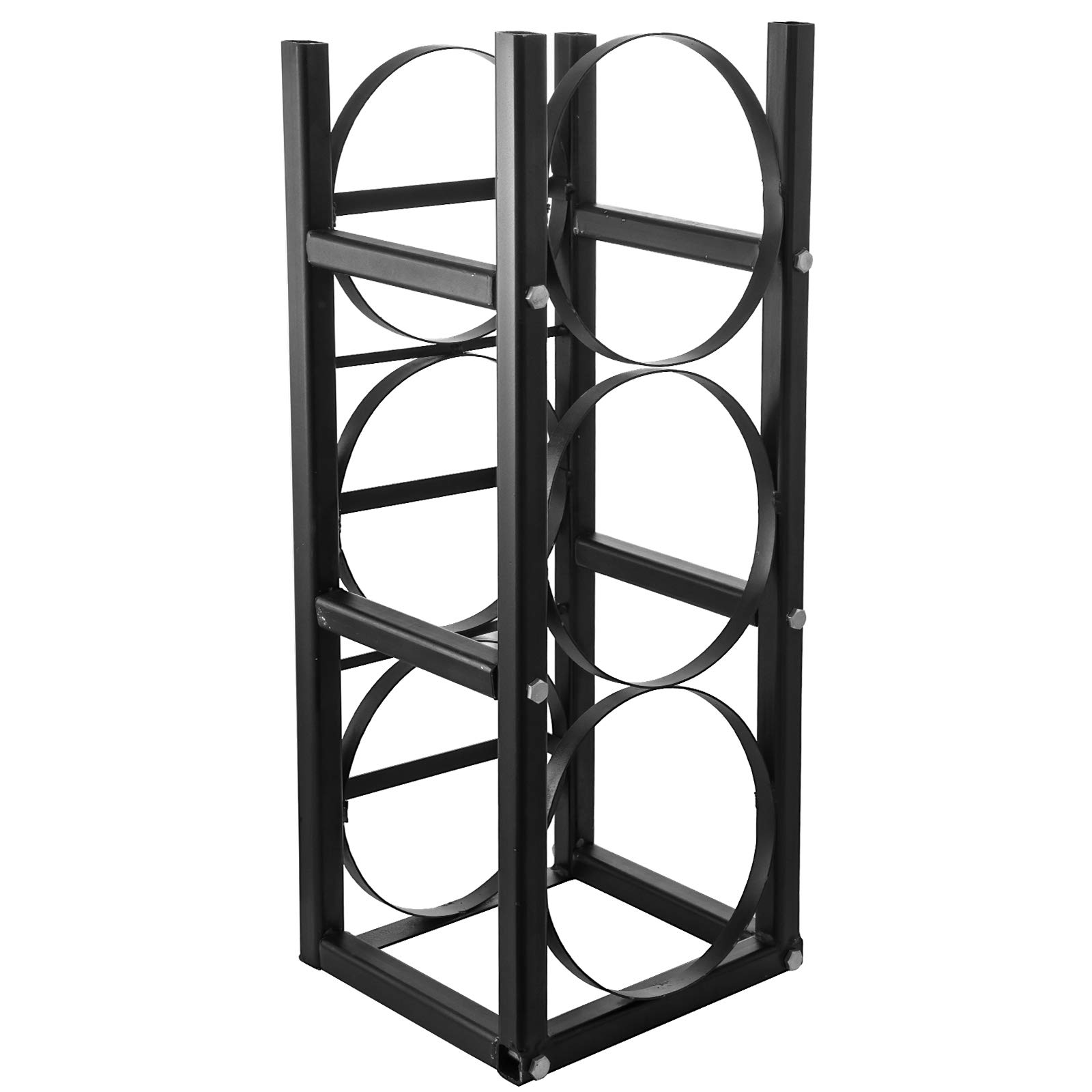 Buy VEVOR Refrigerant Tank Rack with 3x30lb Cylinder Saving Capacity ...