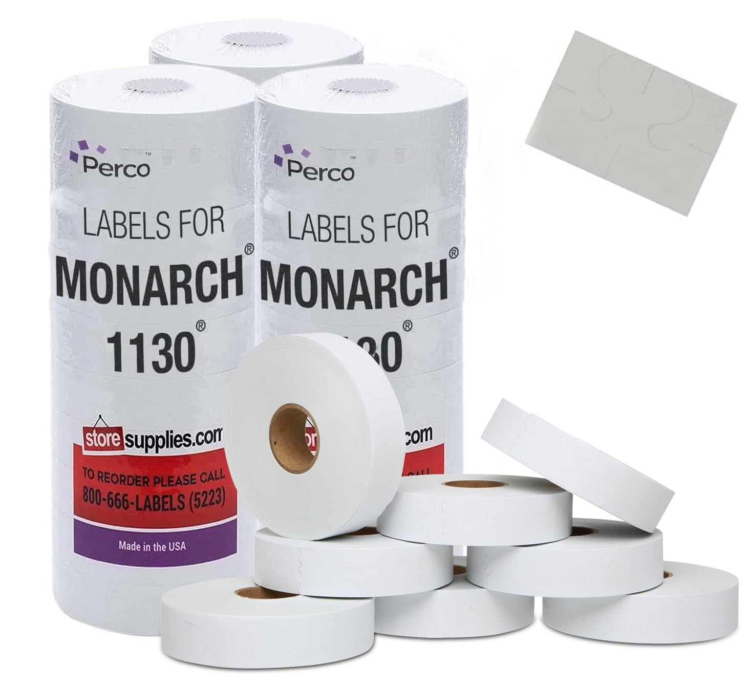 Amazon.com : White Pricing Labels for Monarch 1130 Pricing Gun - 3 ...