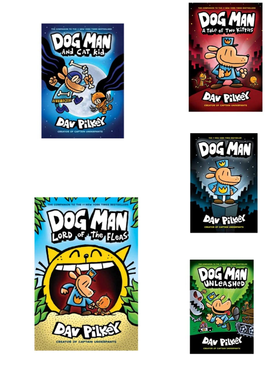 Buy dog man book set 1 to 5 Dog Man: From the Creator of Captain ...