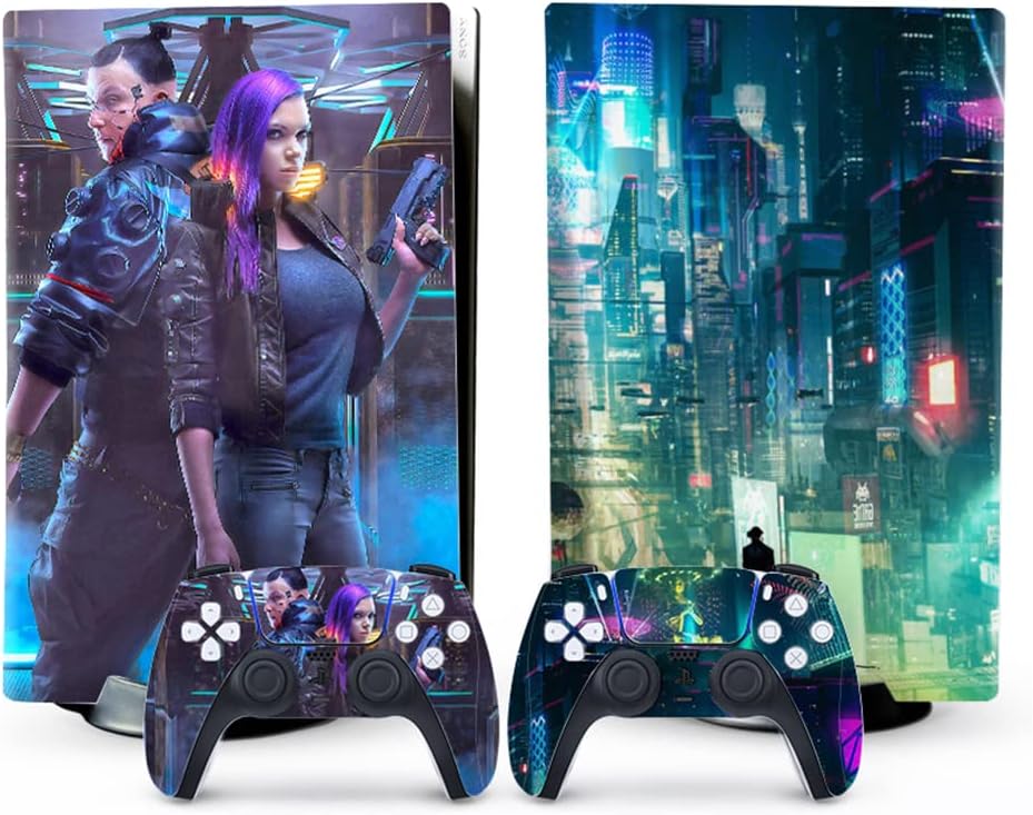 Amazon.com: Toxxos PS5 Skin - Disc Edition Anime Console and Controller ...