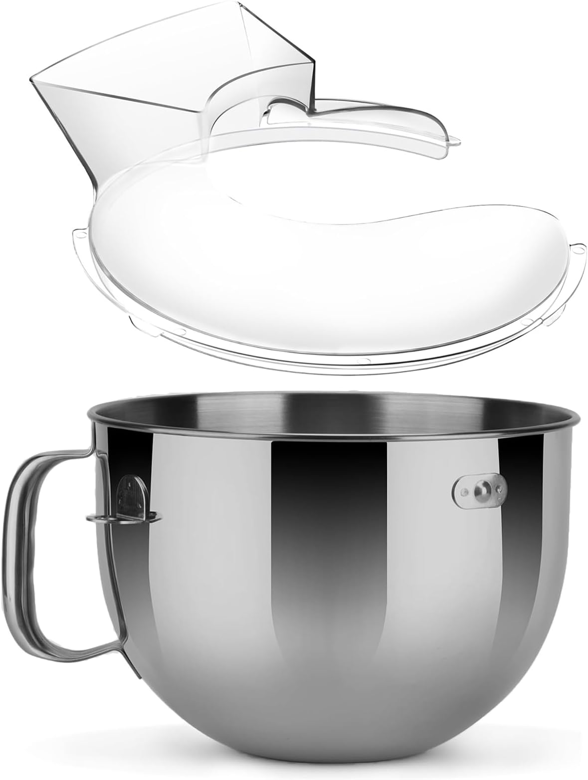 Amazon.com: 6Quart Stainless Steel Mixer Bowl with Handle for ...