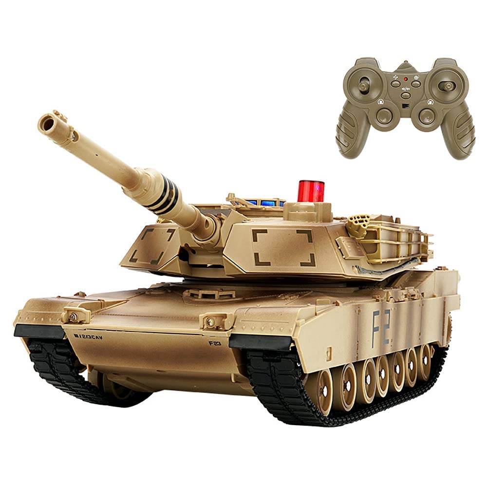 Buy QHYZRV 1/24 Scale RC Army Battle Tanks With Life Indicators And ...