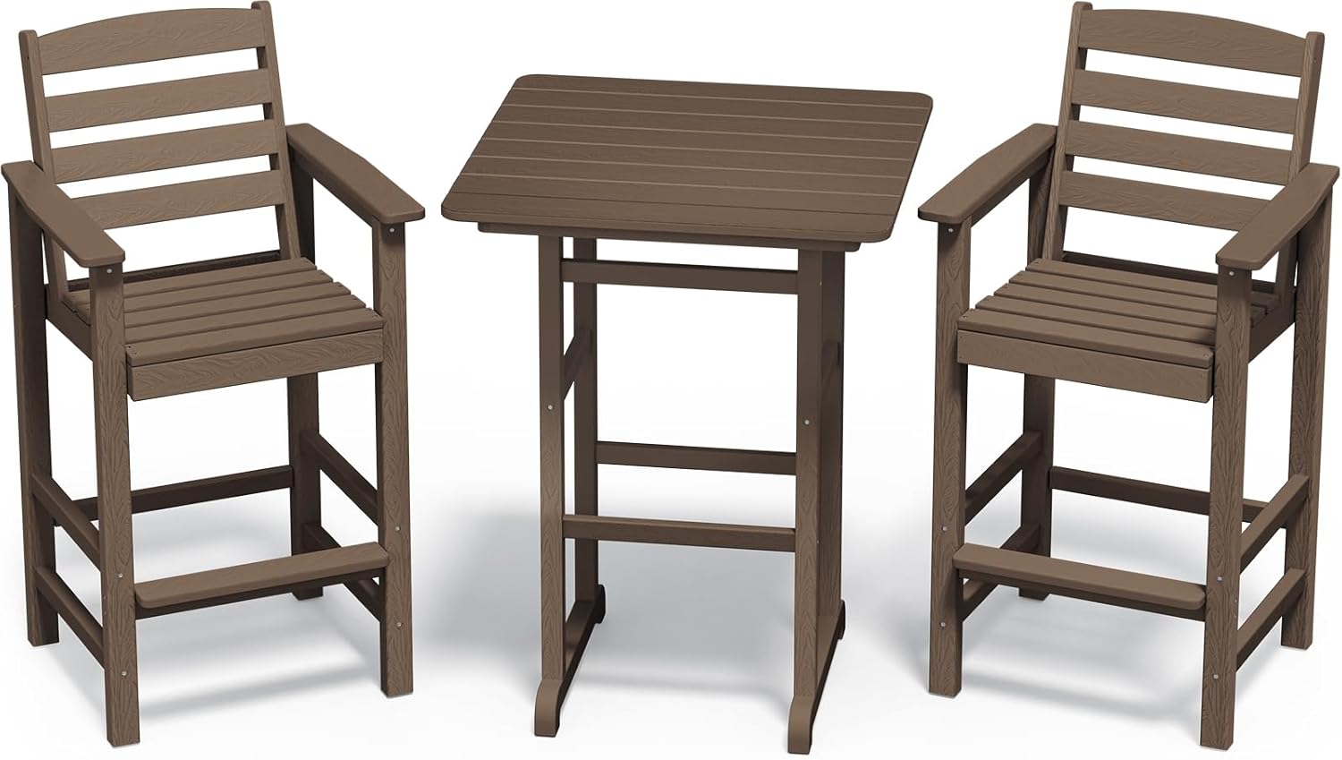 Amazon.com: SERWALL Balcony Adirondack Chairs and Table 3 Pieces Set ...
