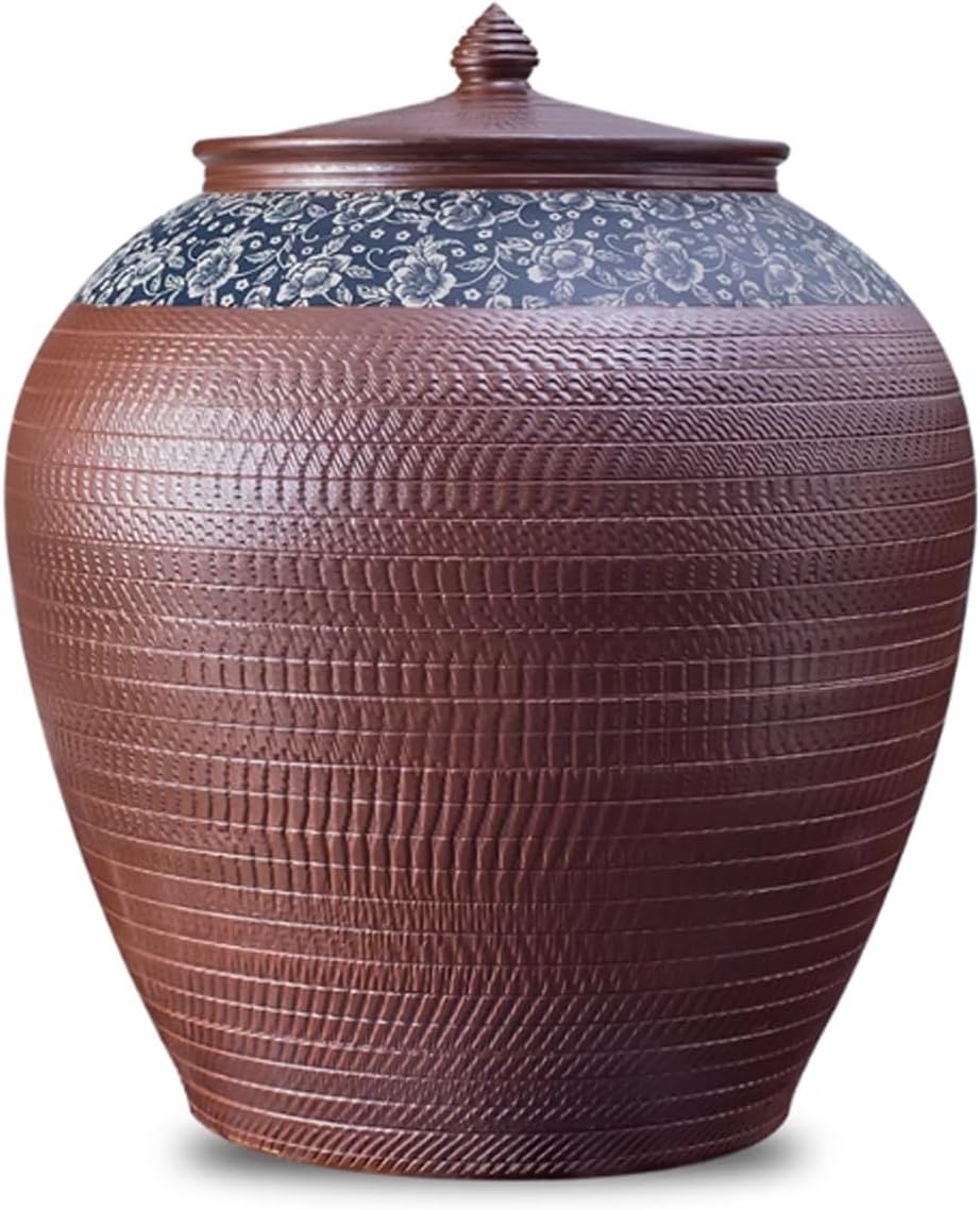 Amazon.com: YUNSEU Ceramic Rice Dispenser, Ceramic Rice Container,Grain ...