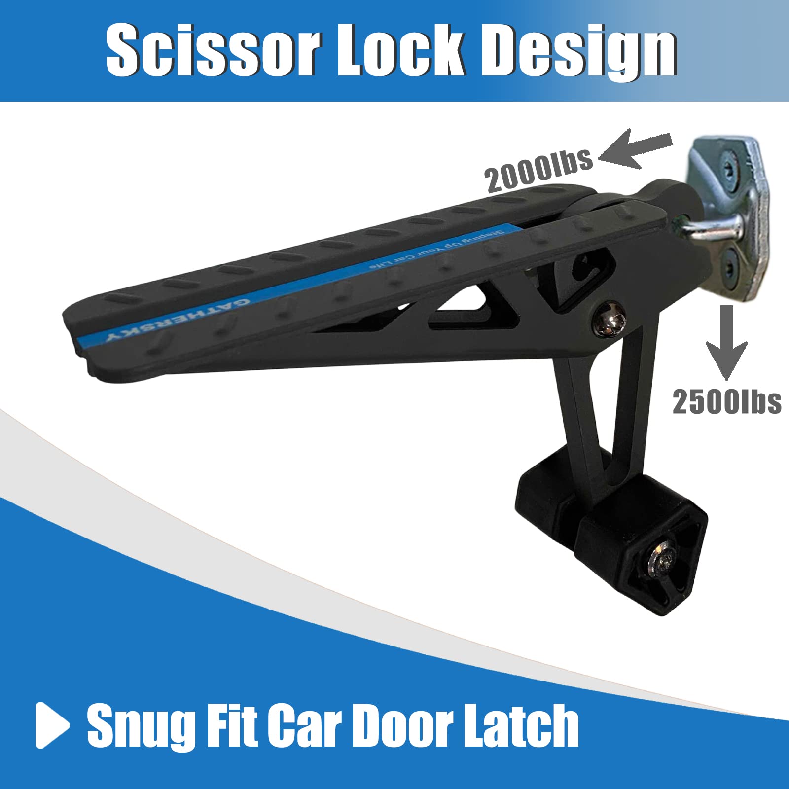 Buy TOOENJOY Universal Fit Car Door Step, Foldable Roof Rack Door Step ...