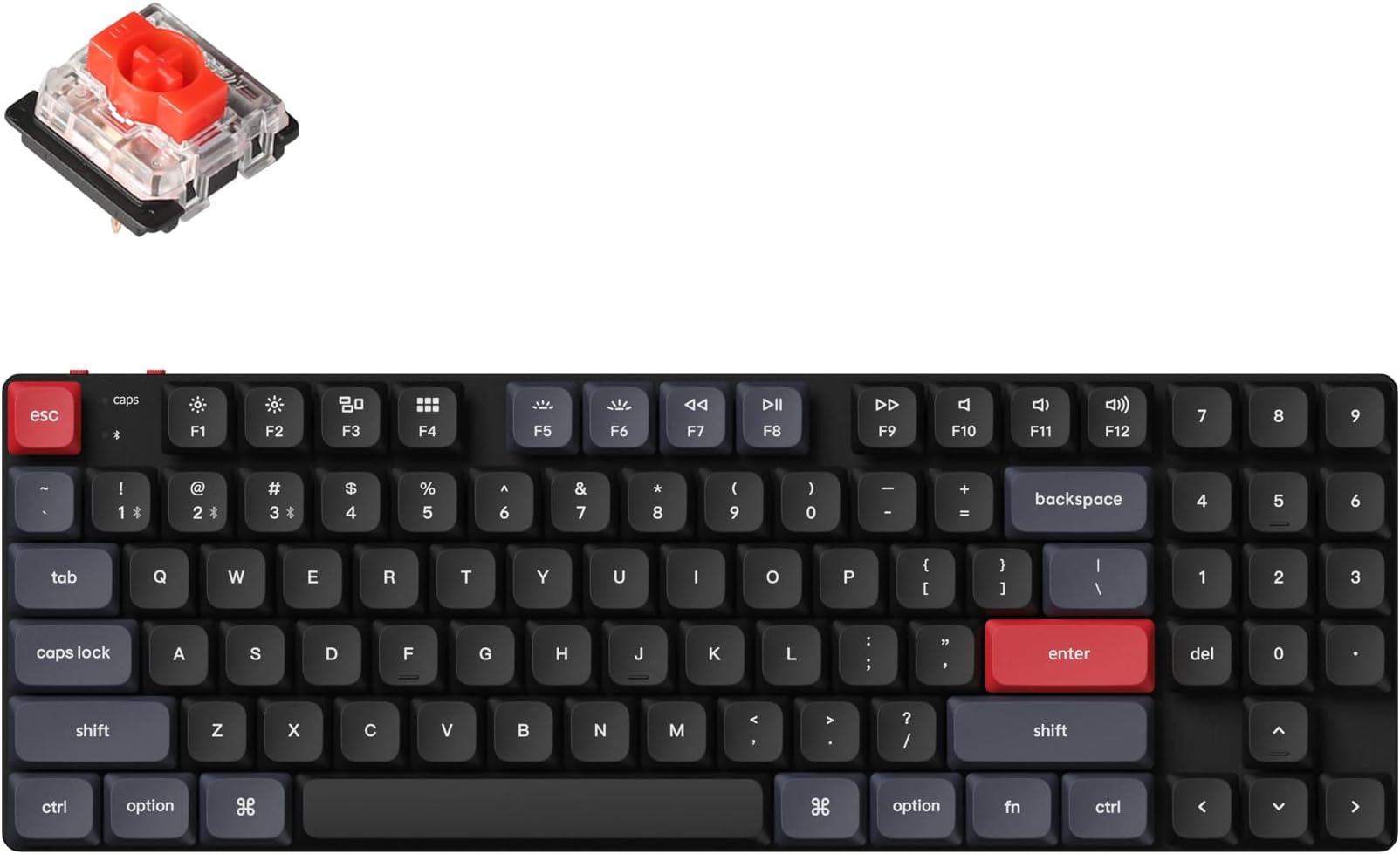 Amazon.com: ASUS ROG Strix Scope TKL Deluxe 80% RGB Gaming Mechanical ...