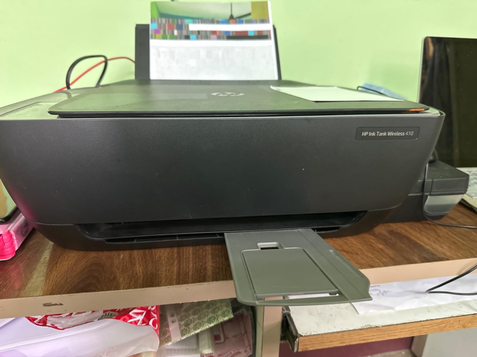 HP Ink Tank 410 WiFi Colour Printer, Scanner and Copier for Home/Office ...