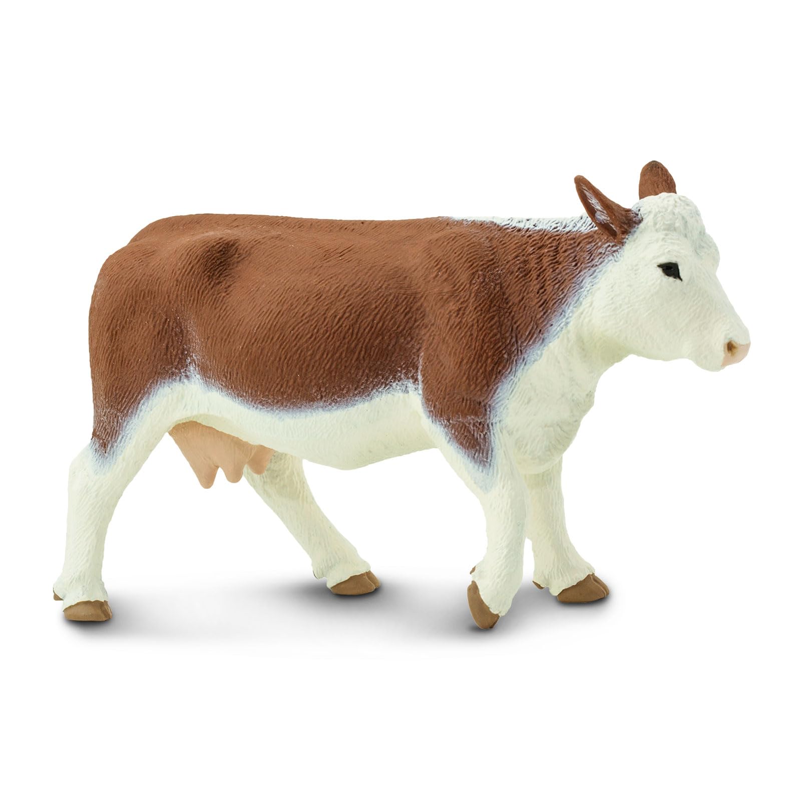 Amazon.com: Safari Ltd. Hereford Cow Figurine - Lifelike 5.5" Model ...