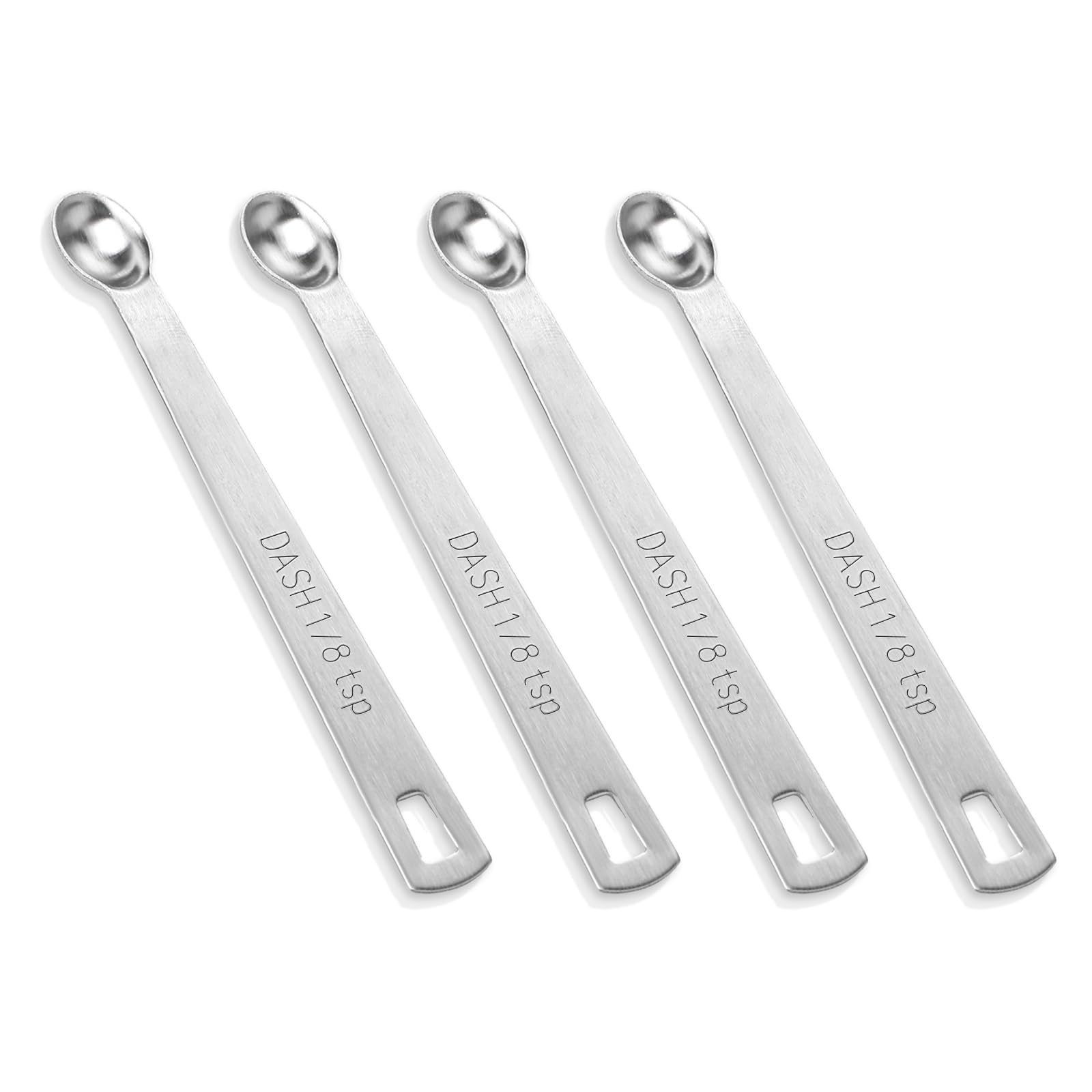 Amazon.com: 4 PCS 1/8 Teaspoon (1/8 Tsp | 0.625 mL | 0.625 cc) Single ...