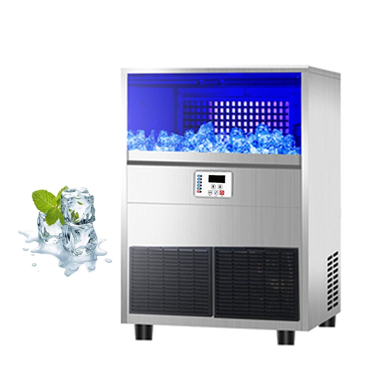 Amazon.com: Ice Cube Makers, Commercial Ice Maker Machine,Under Counter ...