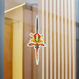 Amazon.com: Kiss-Cut Vinyl Decals - 56th Field Artillery Command - DUI w Br - Ribbon w Pershing ...